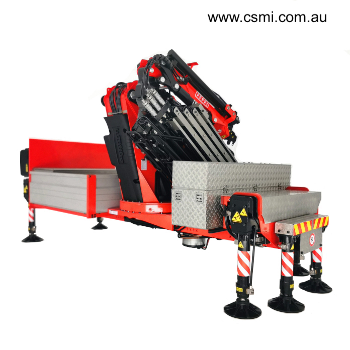 CSMI Fassi 1650 truck loading crane