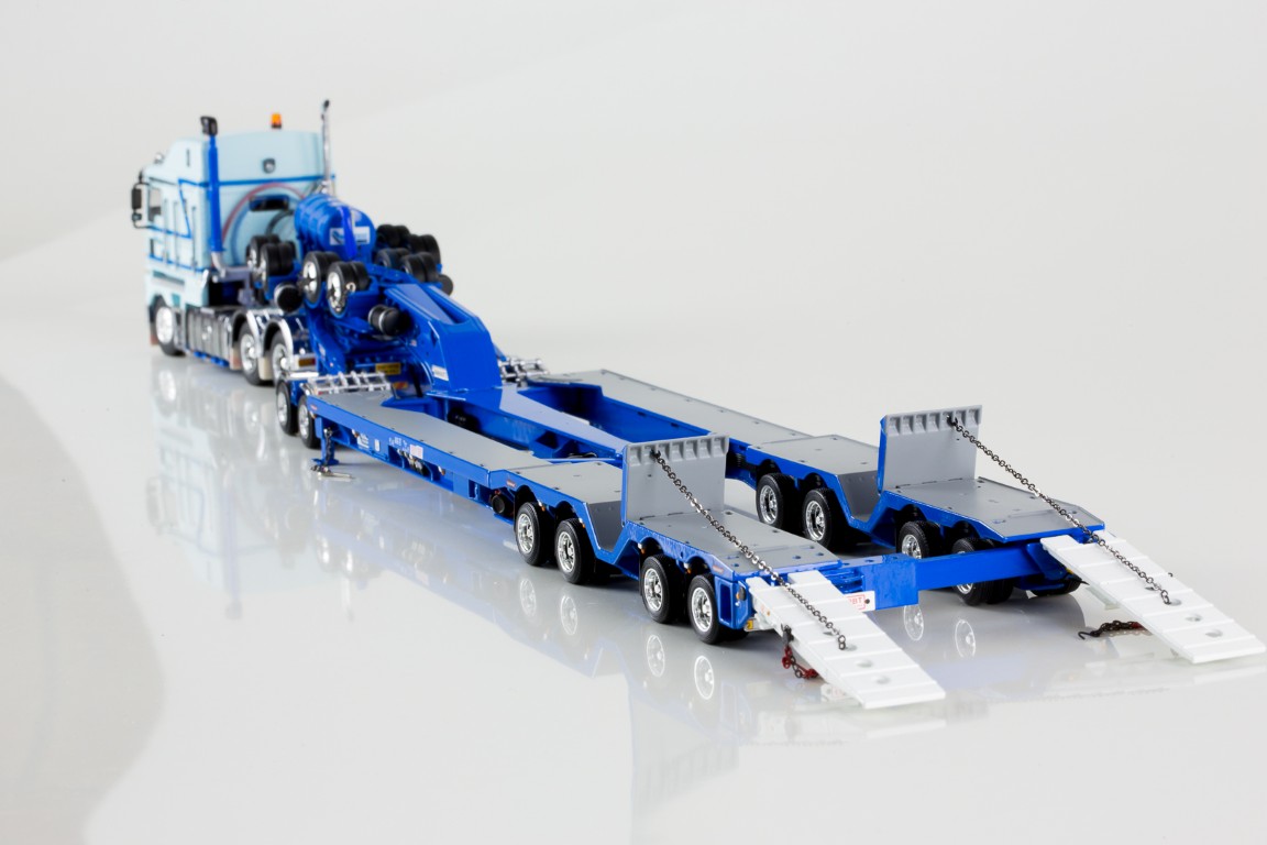 KENWOrth K200 Prime Mover Drake 2x8 Dolly 4x8 Dragline Bucket Trailer ...