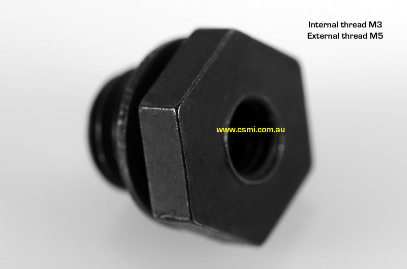 M5 to M3 adapter fitting